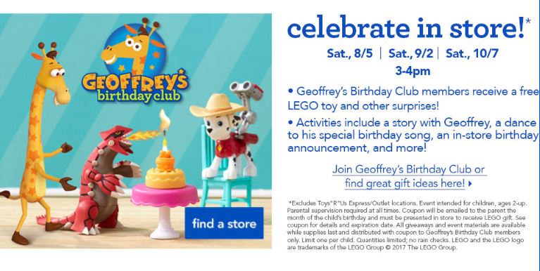 Toys R Us Birthday Event - Harford Happenings